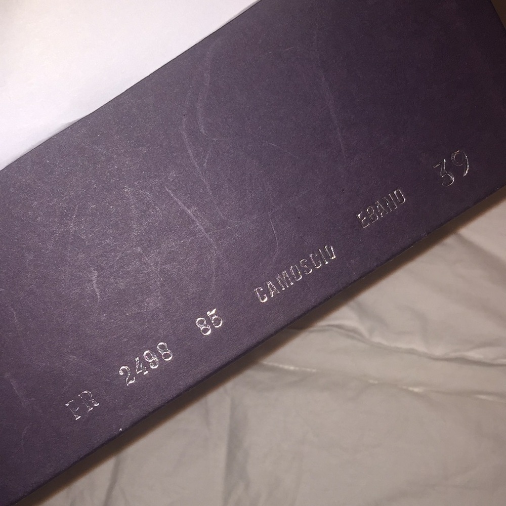 Chocolate Prada Stack Heels - Gem